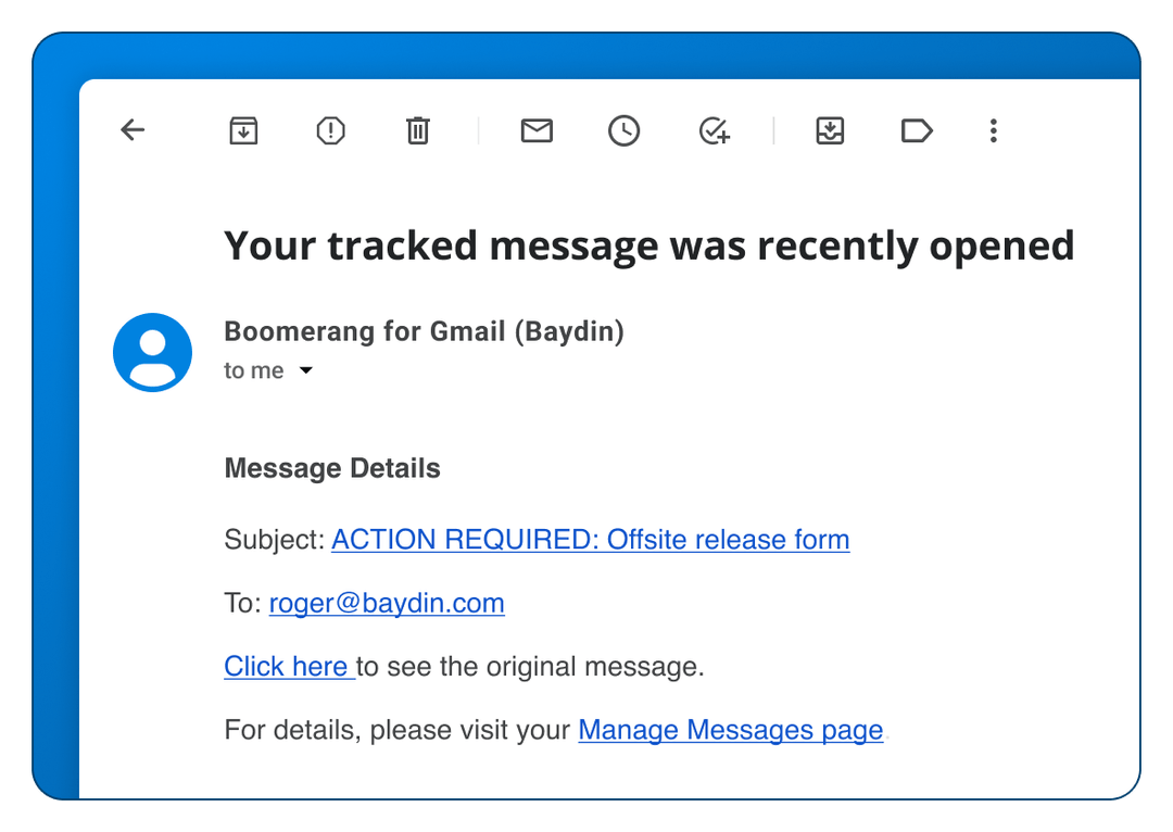 Email tracking for Gmail: track opens & clicks | Boomerang